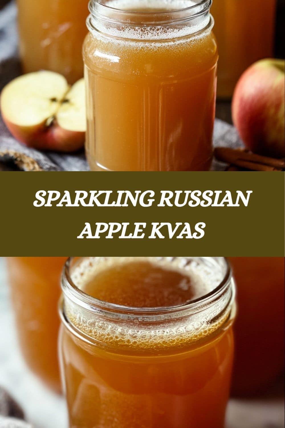 Russian Apple Kvas Recipe: Refreshing Apple Drink Delight