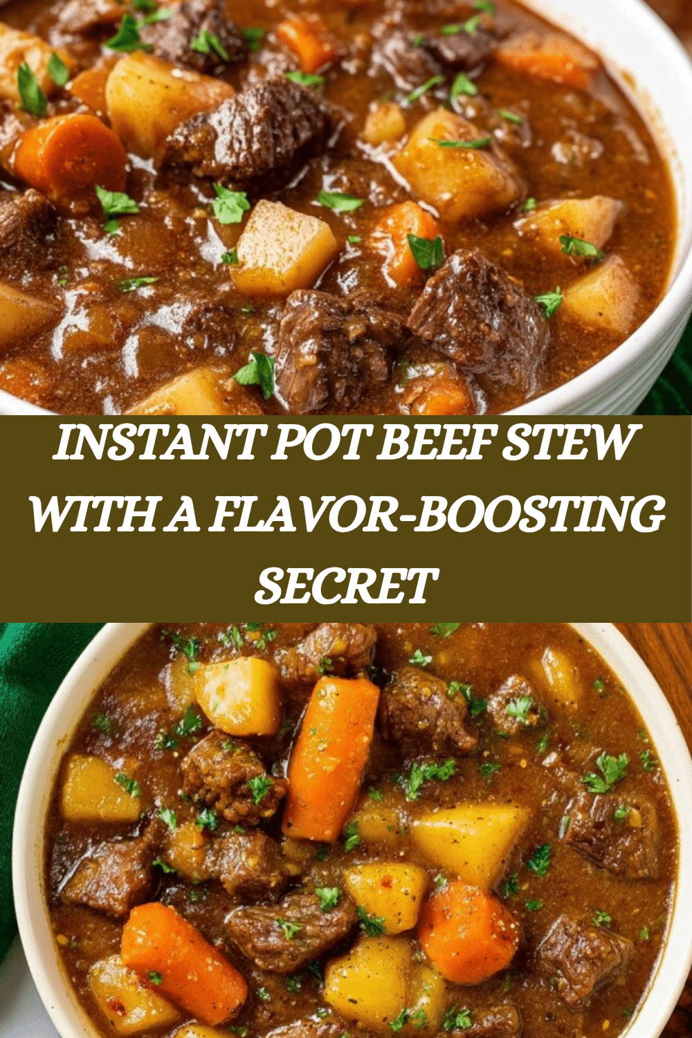 Instant Pot Beef Stew with a Secret Ingredient | Quick & Flavorful